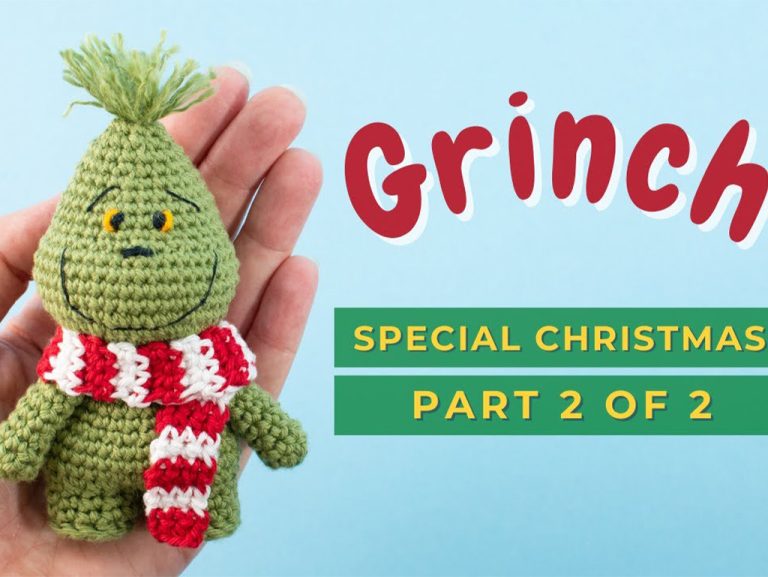 DIY Holiday Fun Step-by-Step Amigurumi Grinch Tutorial – PART 2