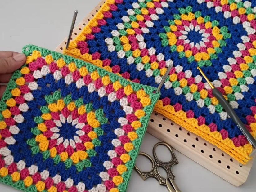 Create Stunning Crochet Projects with this Easy Large Square